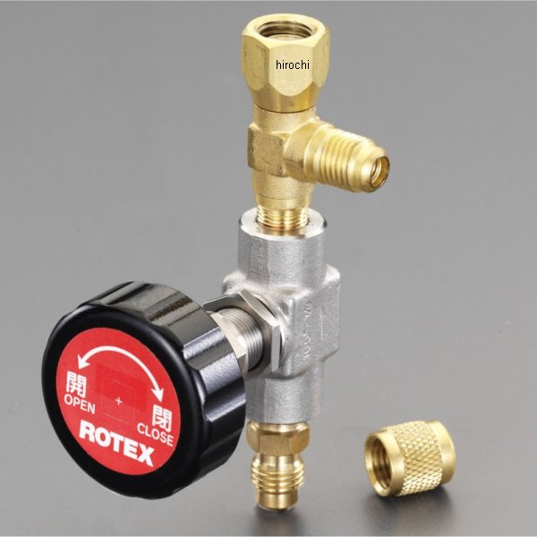 接続径：ホース側：1/4"フレア(オス)ゲージ側：1/4"フレア(メス)最高使用圧力：10MPa高圧気密耐圧検査用の制御用バルブに。バルブはガス圧の細かな調整が容易なニードル式000012262294 HD　