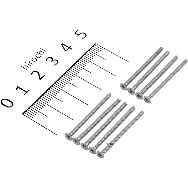 ●材質:ステンレス●頭形状:(+)皿頭●サイズ:M2×30●入数:9個並目ねじ000012221013 HD　