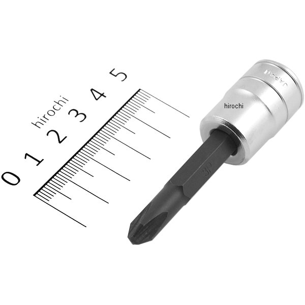 9.5sq クロスビットソケット #3プラスビットの交換が可能です。BT3-3P-KC楽天 HD店　