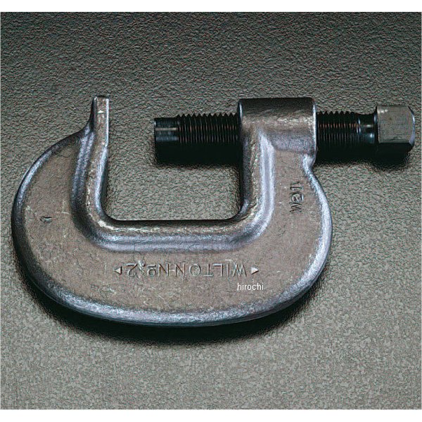 用途：重作業用の頑丈なクランプ材質：鍛造鉄クランプ範囲：0から37mm口の深さ：28mm締付能力：2.52t4角軸対辺：12.8mmスピンドル径：7/16" (11mm)重量：560g4角いスピンドル基軸は、レンチによる締付けにも耐えます。...