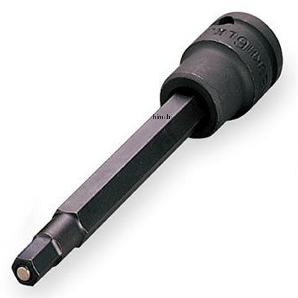 ロングヘキサゴンソケット(マグネット付) 対辺 5mm 長さ 100mm 差込角 9.5mm (3/8インチ) 3KH-05LK楽天 HD店