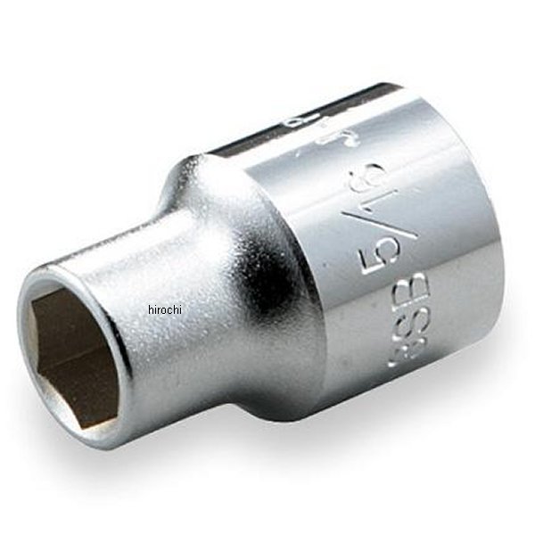 ソケット(6角) インチ 対辺 11/16インチ 長さ 30mm 差込角 9.5mm (3/8インチ) 3SB-22楽天 HD店