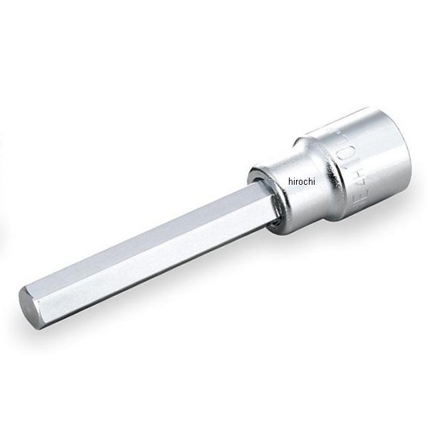 ロングヘキサゴンソケット 対辺 4mm 長さ 100mm 差込角 12.7mm (1/2インチ) 4H-04L楽天 HD店