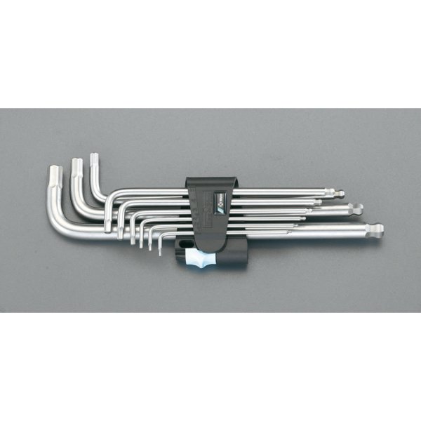 【セット内容】9本組EA573WS-1.5 1.5x 50mm [Hex-PluS]キーレンチ(ステンレス製)EA573WS-2 2.0x100mm [Hex-PluS]キーレンチ(ステンレス製)EA573WS-2.5 2.5x112mm ...