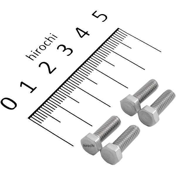 ●材質:ステンレス●サイズ:＃8×1/2"●入数:4個UNC（並目）000012246161 HD　