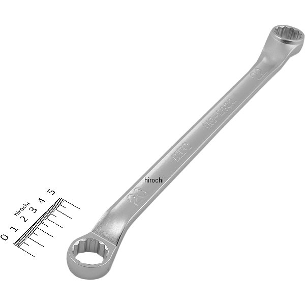M5-2022 45°×26°ロングめがねレンチ (20mm/22mm)立ち上がり角は狭い場所でも使いやすい45°×6°を採用。オフセット高さと長さを抑え、狭い場所での使い勝手をよくすると同時に、ボルト・ナットに効率よく力を伝えます。柄は、...