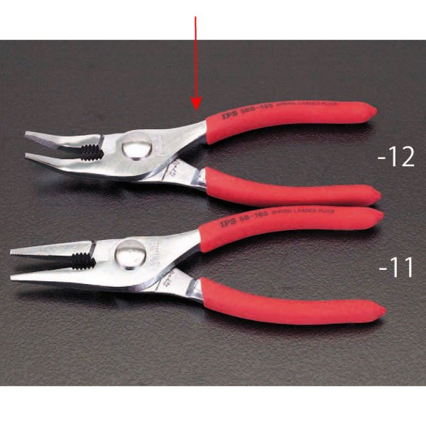 全長：165mm口の厚み：5mm形状：ベントタイプ(約30°)細かい作業にカッター付バネ付の為、連続作業が楽です。000012011811 HD　