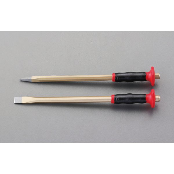 【セット内容】2本組セットEA572DC-2（電工チゼル）EA572DC-11 （電工ポイントチゼル）材質：クロムバナジウム鋼全長：250mm刃幅：12mm軸径：10mmグリップ付000012238052楽天 HD店　