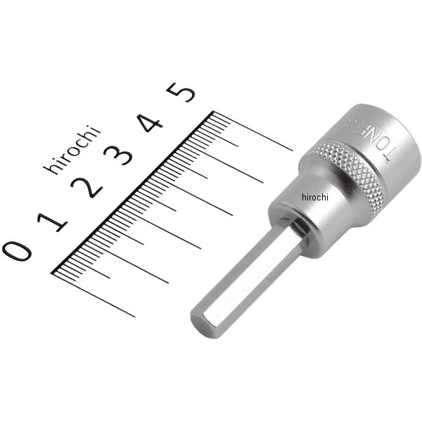 ヘキサゴンソケット 対辺 6mm 長さ 52mm 差込角 9.5mm (3/8インチ) 3H-06楽天 HD店