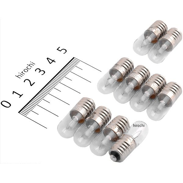 ●口金…E10ベース●サイズ…φ10×28mm●電圧…30V●消費電力…3W●入数…10個小パネル球ガラス球000012088509楽天 HD店　