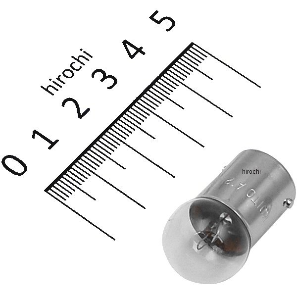 ガラス球:G18光色:クリア口金:BA15sサイズ:φ19×37.5mm用途:ライセンスランプ用定格:12V10W000012080411楽天 HD店　