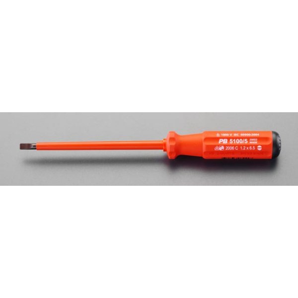 先端：04X2.5mm軸径：3mm軸長：80mm1000V絶縁グリップエンドはドライバーの先端形状ごとに色分けし、シンボルマークとサイズを表示しています。000012085861楽天 HD店　