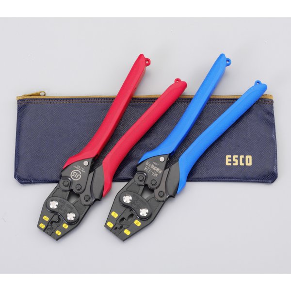 【セット内容】裸端子用：圧着範囲：1.25、2.0、5.5、8.0mm2全長：235mm JIS適合品絶縁閉端接続子用：圧着範囲：CE-1、-2、-5、-8全長：244mm工具袋付裸端子用のペンチはJIS適合品の為、官公庁指定工事に使用可能...