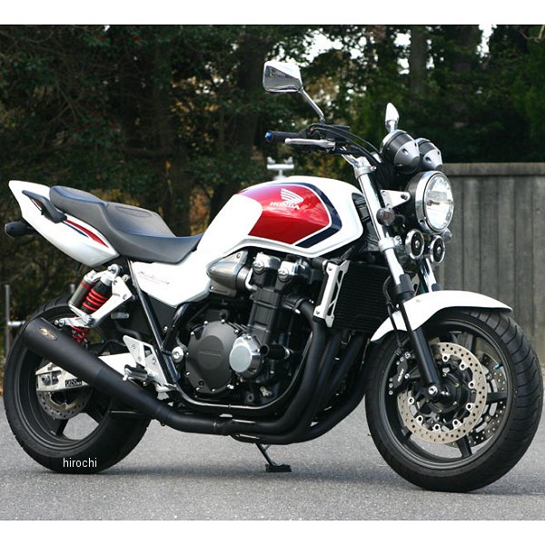ノジマエンジニアリング フルエキゾースト メガホン 機械曲げ08年-13年 ホンダ CB1300SF/SB/ABS (EBL-SC54)タイプ:メガホンサイレンサーエキパイ/集合形式:ステンレス機械曲げ/4-1 TYPE-SC(スパイラルコ...