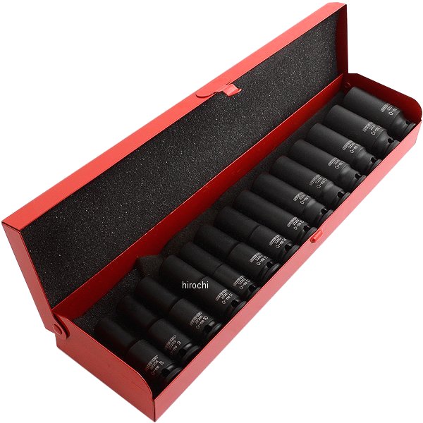 シグネット 3/8DR 14PC ミリ ディープインパクトソケットセット・差込角(インチ DR)：3/8セット内容：8・9・10・11・12・13・14・15・16・17・18・19・21・22mmピン・リングは付属しておりませんので別途お...