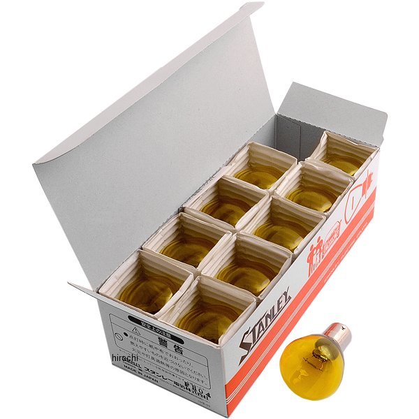 スタンレー STANLEY バルブ色:イエロー定格電圧:24V40W形状:RP35口金:BA15sタイプ:シングル球数量:10個入りA5086MY楽天 HD店