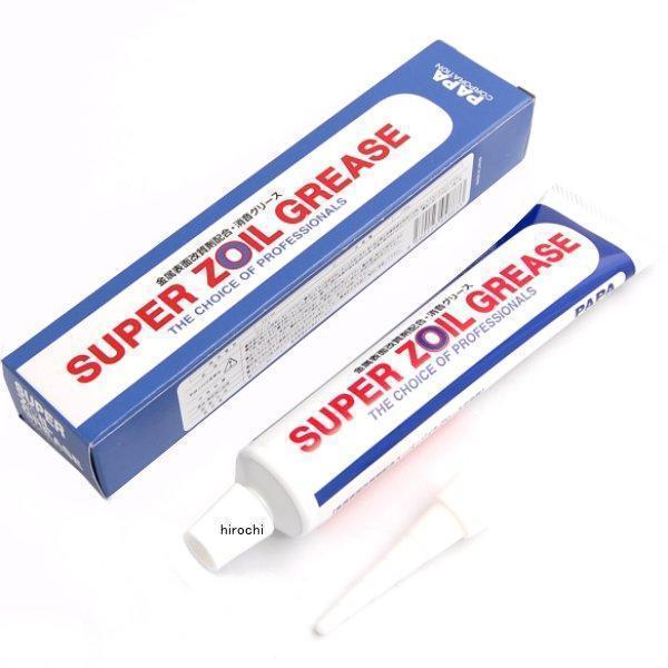 ゾイル ZOIL スーパーゾイル 消音グリース内容量:100gタイプ:リチウム石けんちょう度:280〜310滴点:320℃耐荷重性能:18t/cm3酸化安定度:0.35cm3/kgf水洗耐水度:1.8%/wt湿潤:A級【仕様説明】・金属表面...