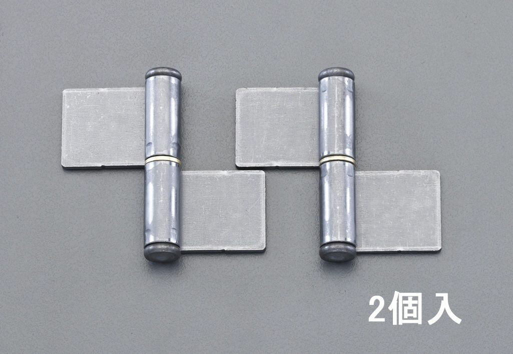 材質：鋼板仕上げ：生地サイズ(mm)：A：151B：105.6C：4.0D：62.4E：19.0G(ピン径の概寸)：11重量(2個)：1,114g入数：2個左勝手用溶接用鉄扉やフェンスなどに。000012243922 HD　