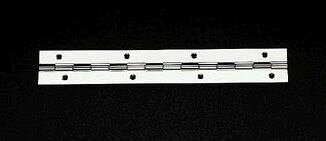 材質：ステンレス(SUS430)仕上：鏡面研磨仕上げ全長：150mm幅：30mm厚み：0.5mm穴径：3mm使用ビス径：2.7mm2枚合せのため心棒が細く丁番目立ちにくくなっています。下穴加工は現品に合わせてください。00001205552...