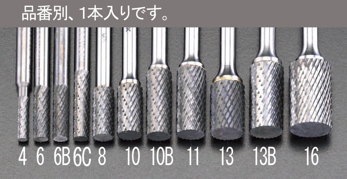 ●軸径…6mm●刃径…8mm●刃長…19mm●全長…65mm●入数…1本入り000012019889 HD　