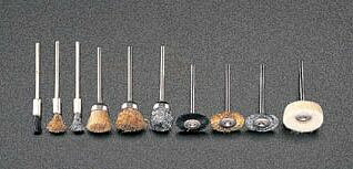 ●(セット内容)…10本組セット筒型×3種、カップ型×3種、ホイル型×4種●軸径…2.35mm●ブラシ材質…豚毛、真鍮線、鋼線、フェルトバフ電池・電動式ミニルーター、フレキシブルシャフト用軸付きブラシ000012036544 HD　