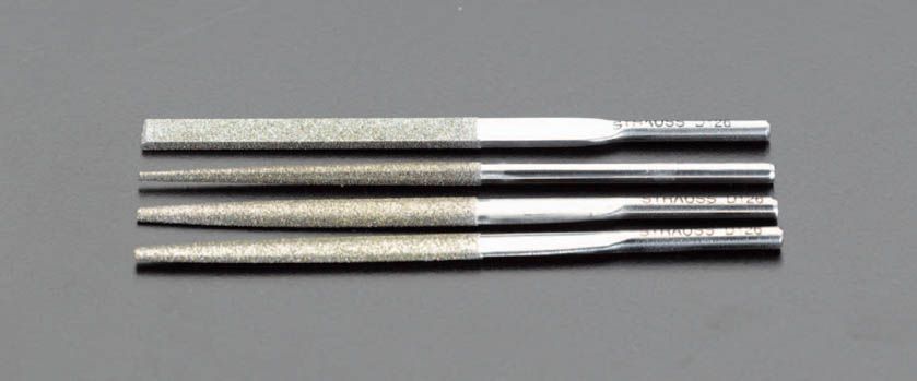 全長：85mmコーティング長：45mmハンドル：EA826VM-0（別売）シャンク部：丸柄軸径：3mm形状：平(5.1X1.6mm)粒度：#200000012037832楽天 HD店