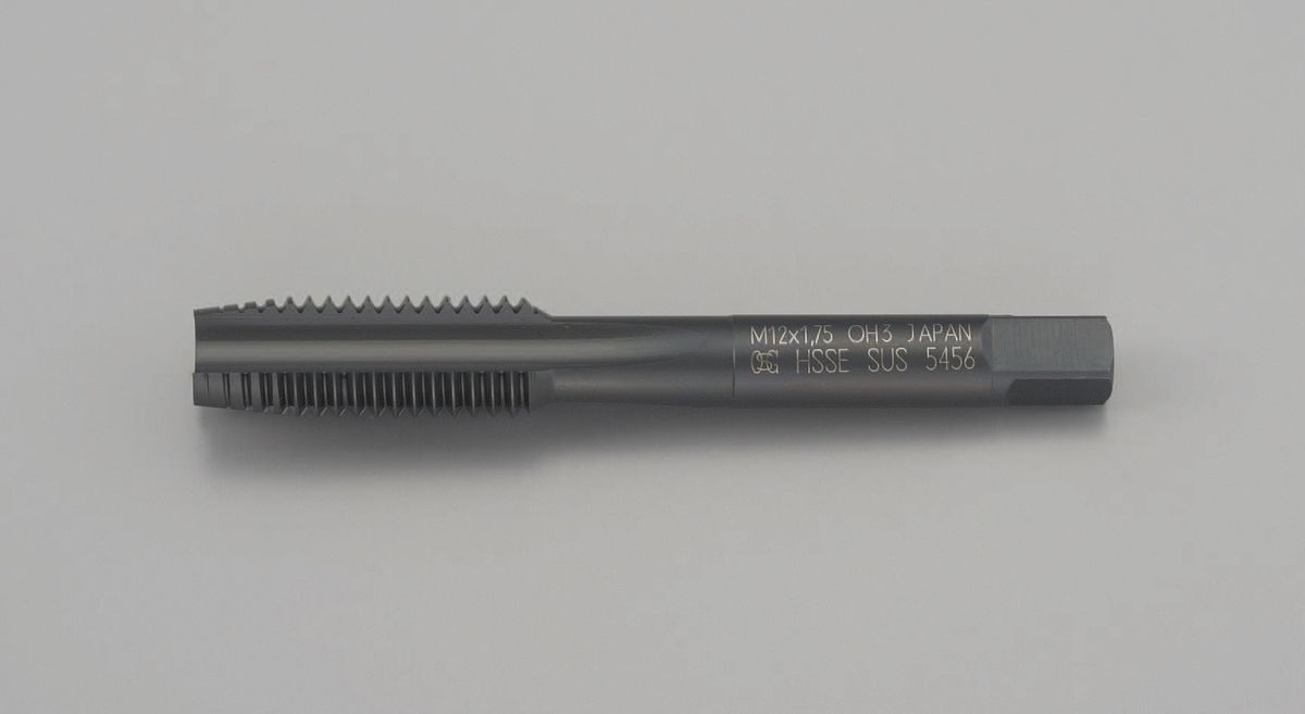 ●材質…高バナジウムハイス(HSSE)●溝数…3●食付…5P●呼び…M8×1.25●全長…70mm●シャンク径…6.2mmホモ処理(表面処理)ステンレス鋼、耐熱鋼、ニッケルマンガン鋼、炭素鋼、合金鋼、銅、熱可塑性プラスチックなどに00001...