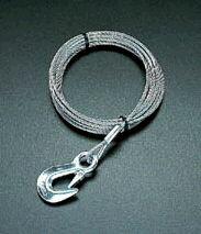 ●フックロの開き:17mm●安全使用荷重:約380kg●ケーブルサイズ:4.8mm×15mEA840DA用000012036903楽天 HD店　