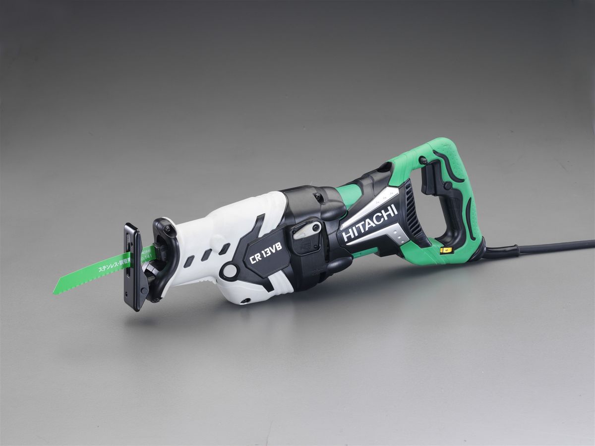 ●電源…AC100V●能力…パイプ130mm・木材120mm・軟鋼材19mm●ストローク数…0〜2,800spm●ストローク長…32mm●サイズ…全長465×全高167mm●重量…4.0kg●コード長…2.5m●連続使用時間…定格30分●材...