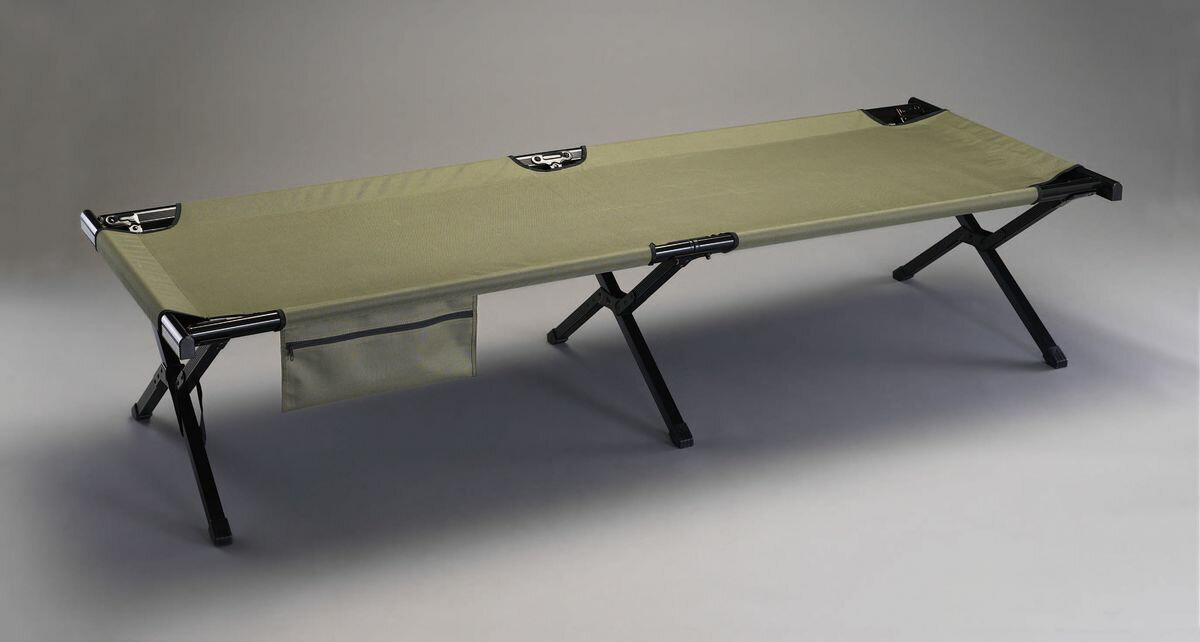 ・使用時サイズ:2020×760×490（H）mm・収納時サイズ:1020×200×100mm・重量:6.2kg・使用時荷重:約100kg・静止耐荷重:約200kg・材質:本体:600Dポリエステル、脚:アルミ専用袋付00001223548...