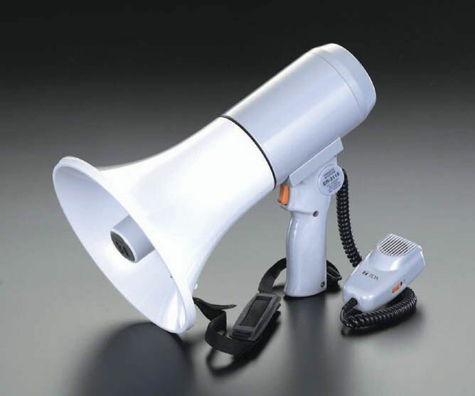 ●定格出力:15W（最大23W）●電源:単2電池×6本または単3電池×6本（電池アダプター付）(電池は別売)●電池持続時間:単2:約9時間単3:約3時間●通達距離:音声:約400m●材質:ABS樹脂●サイズ:φ210×319mm●重量:本体...