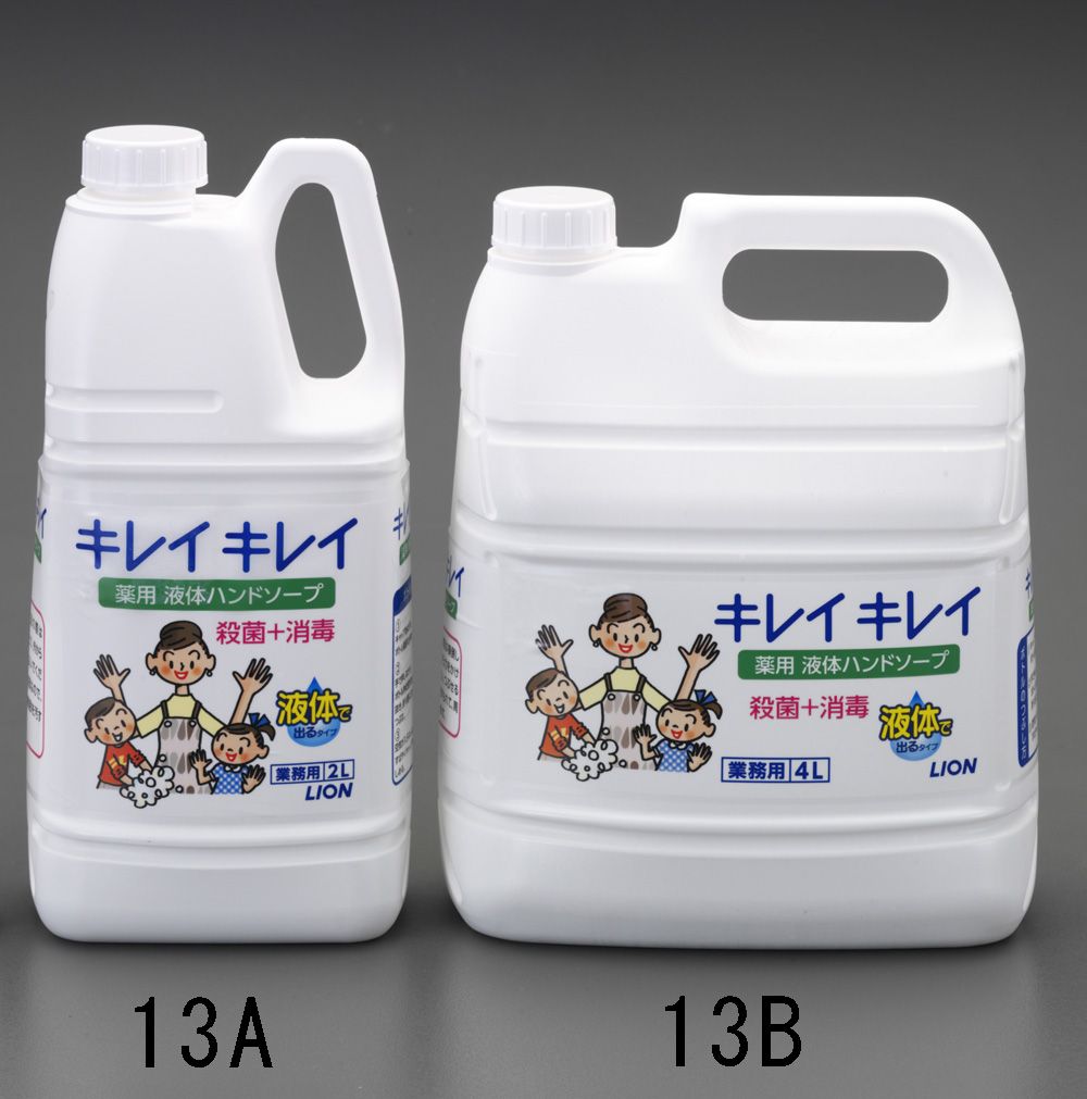 ●内容量…4L弱酸性キレイキレイ殺菌成分配合で、手肌を清潔に保ちます。100％植物性洗浄成分使用で、お肌にマイルド。000012081891楽天 HD店　