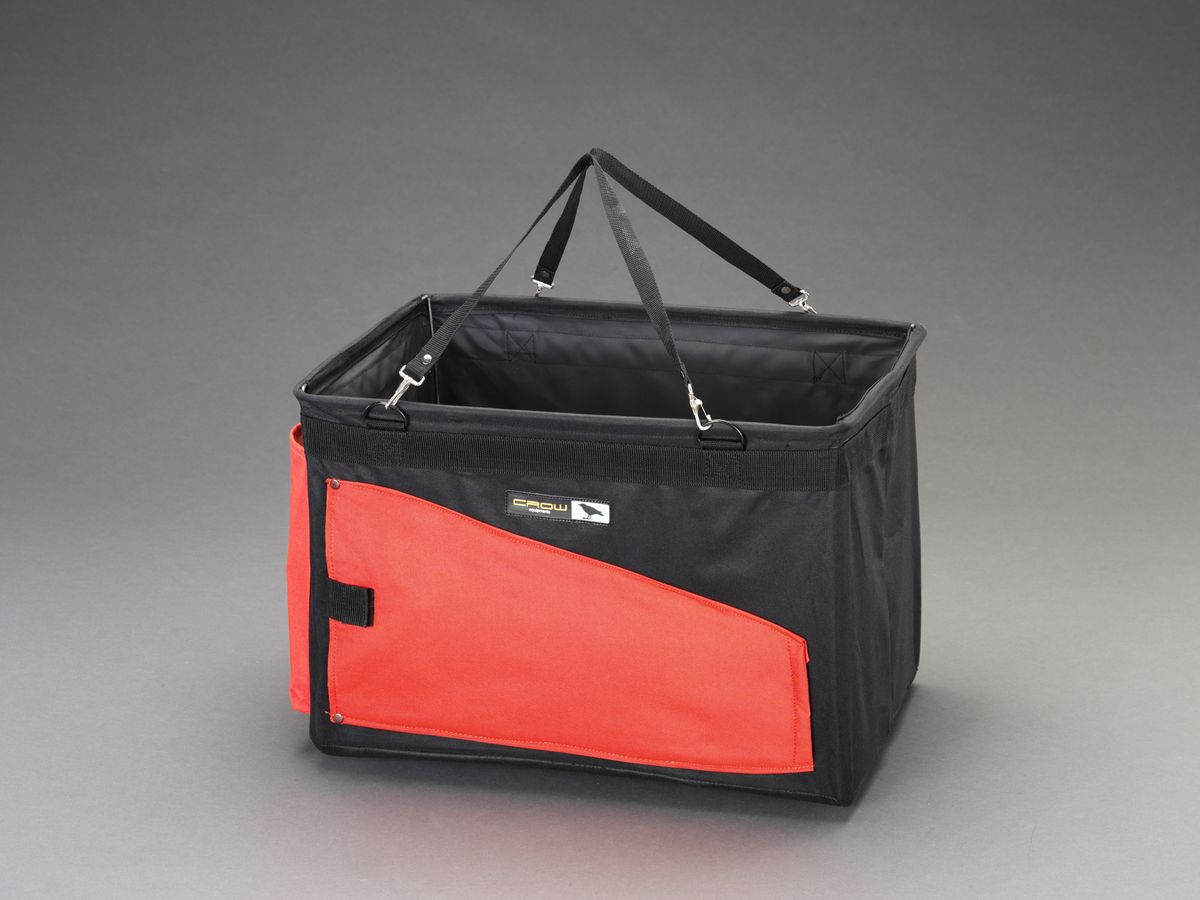 ●材質:ポリエステル●サイズ:550×350×350(H)mm未使用時はコンパクトに折り畳めます。側面には刈込みはさみ等を収納できるポケット付バッグ内側にもペンチ、ドライバー類を差し込める内ポケット付000012264849楽天 HD店　