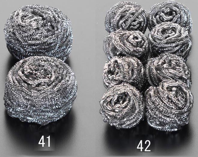 ●材質…ステンレス●サイズ(mm)…60×70×35●入数…2個サビに強く衛生的鍋、フライパン等のガンコな汚れに最適000012075606 HD　