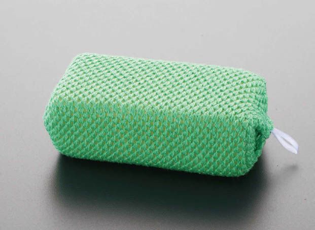 ●サイズ…約150×80×50mm●材質…アクリル、ポリウレタン洗剤なしでも湯アカ・ヌメリをかき落します。000012083948 HD　