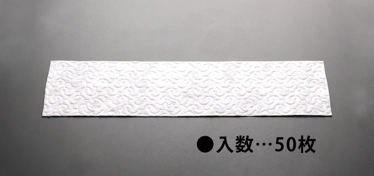 ●材質…ポリプロピレン、ポリエステル繊維（不織布）：再生繊維含有●サイズ…165×470mm●入数…50枚微細なダスト（チリ・ホコリなど）、細かい泥、髪の毛、綿ホコリなどの除去に適するドライモップです。平滑なハードフロア（樹脂ワックス塗布床...