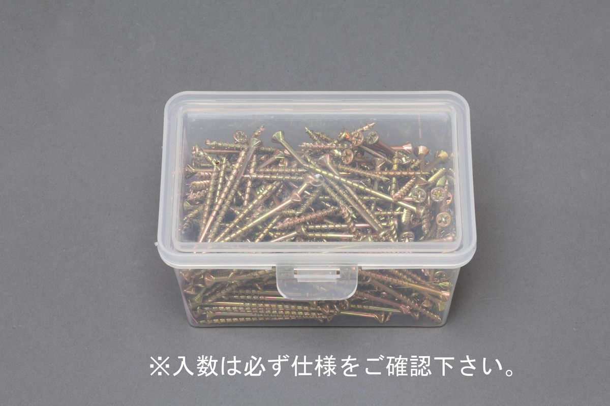 ●材質:鉄鋼線(クロメート)●サイズ:太さ:3.8mm、長さ:75mm、頭径:7.5mm、線材径:2.7mm●入数:130本半ねじ(+)特殊フレキ頭MDF材、LVL材の枠組みに最適。下穴無しで、一発締付。施工性を重視。十字穴が深く潰れ難い。...