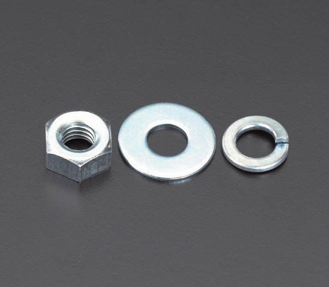 ●種類:平ワッシャー●サイズ:W3/8"●材質:鉄(ユニクロメッキ)●入数:100個000012055348 HD　