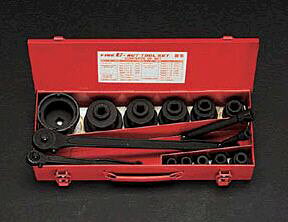 ●(3/8”差込角)ソケットスクエアドライブ…M10×0.75・M12×1.0・M15×1.0・M17×1.0・M20×1.0●(1/2”差込角)ソケットスクエアドライブ…M25×1.5・M30×1.5・M35×1.5・M40×1.5・M4...