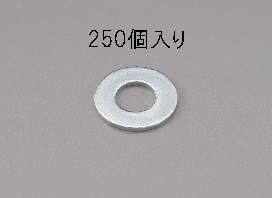 ●材質:鉄(ユニクロメッキ)●内径×外径×厚み:2×6×0.4mm●入数:250個000012220504 HD　
