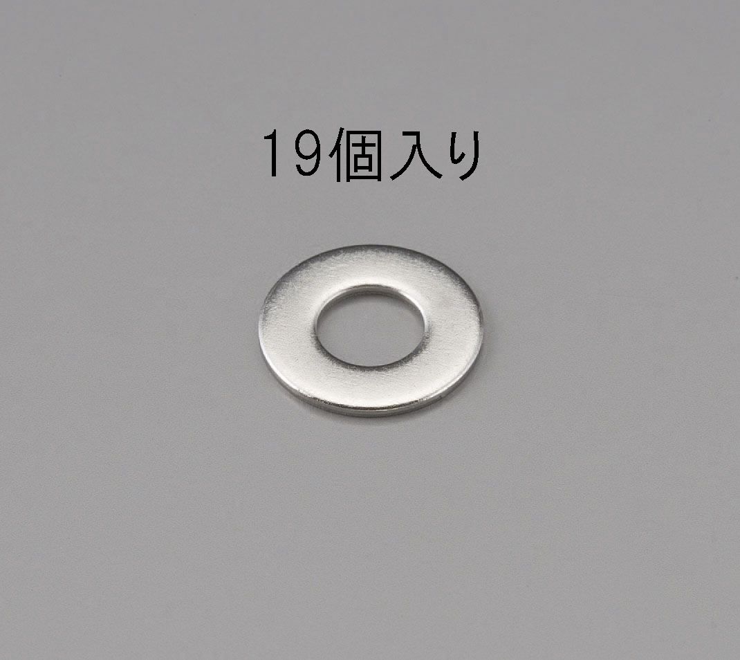 ●材質:ステンレス（SUS304）●内径×外径×厚み:6×13×1.0mm●入数:19個000012220516 HD　