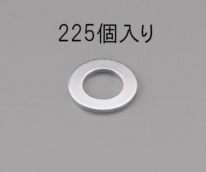 ●材質:鉄(三価クロメートメッキ)●内径×外径×厚み:3×6×0.5mm●入数:225個000012220521 HD　