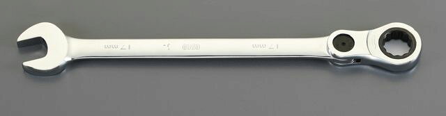 ●サイズ…16mm●全長…257mm●材質…クロムバナジウム鋼12ポイント　ラチェット部、首が180°回転します。手元のロックボタンによって13箇所での角度調整、固定が可能狭い奥まった箇所等への使用に最適です。000012204187楽天 ...
