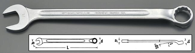 ●材質…クロム合金鋼●サイズ…21mm●重量…244g●寸法図サイズ…・L(全長)：280mm・b：43mm・d：29.8mm・a1：8.5mm・a2：13mm・t：19mmクロムメッキ12ポイント10°タイプ000012226632楽天 ...