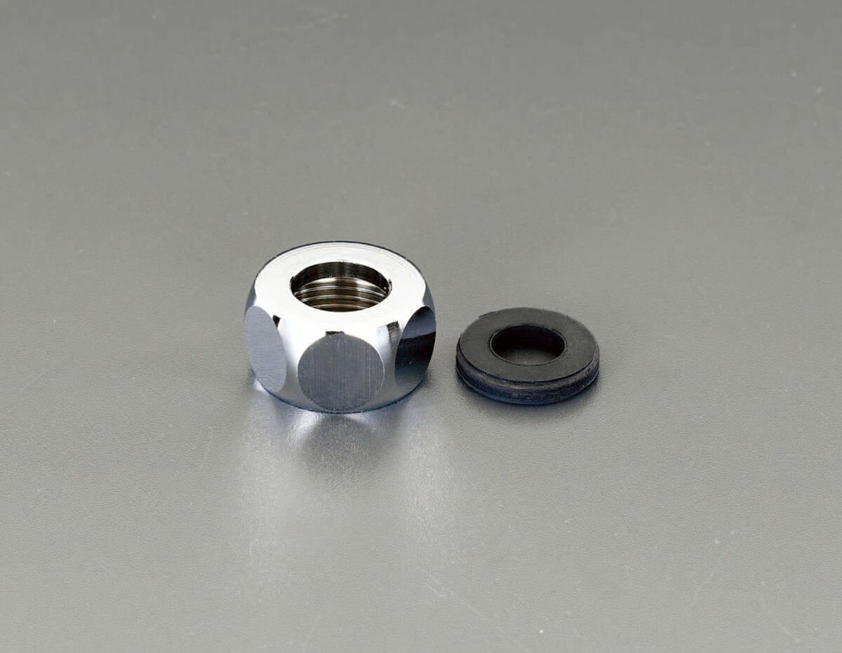 ●材質:黄銅・EPDM外径16mmの巻フレキパイプを異径(呼20 G3/4)にするためのナットです。000012206373 HD　