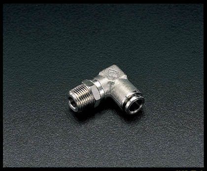 ●材質:SUS316●使用流体:空気●使用圧力:0-1.0MPa(0-10kgf//cm2)●使用温度:-15-120°C(凍結なきこと)●チューブ外径:8mm●接続ねじ:R（PT）3/8"000012050576 HD　
