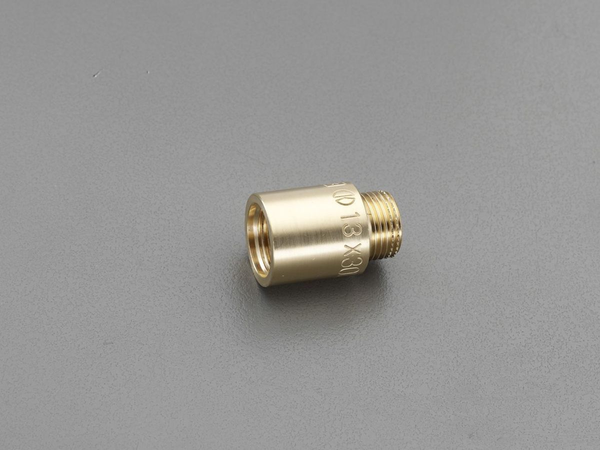 ●材質:黄銅●呼:13●ねじ径:オス:PJ1/2"、メス:RP1/2"●全長:27mm●六角対辺:12.5mm000012252902 HD　