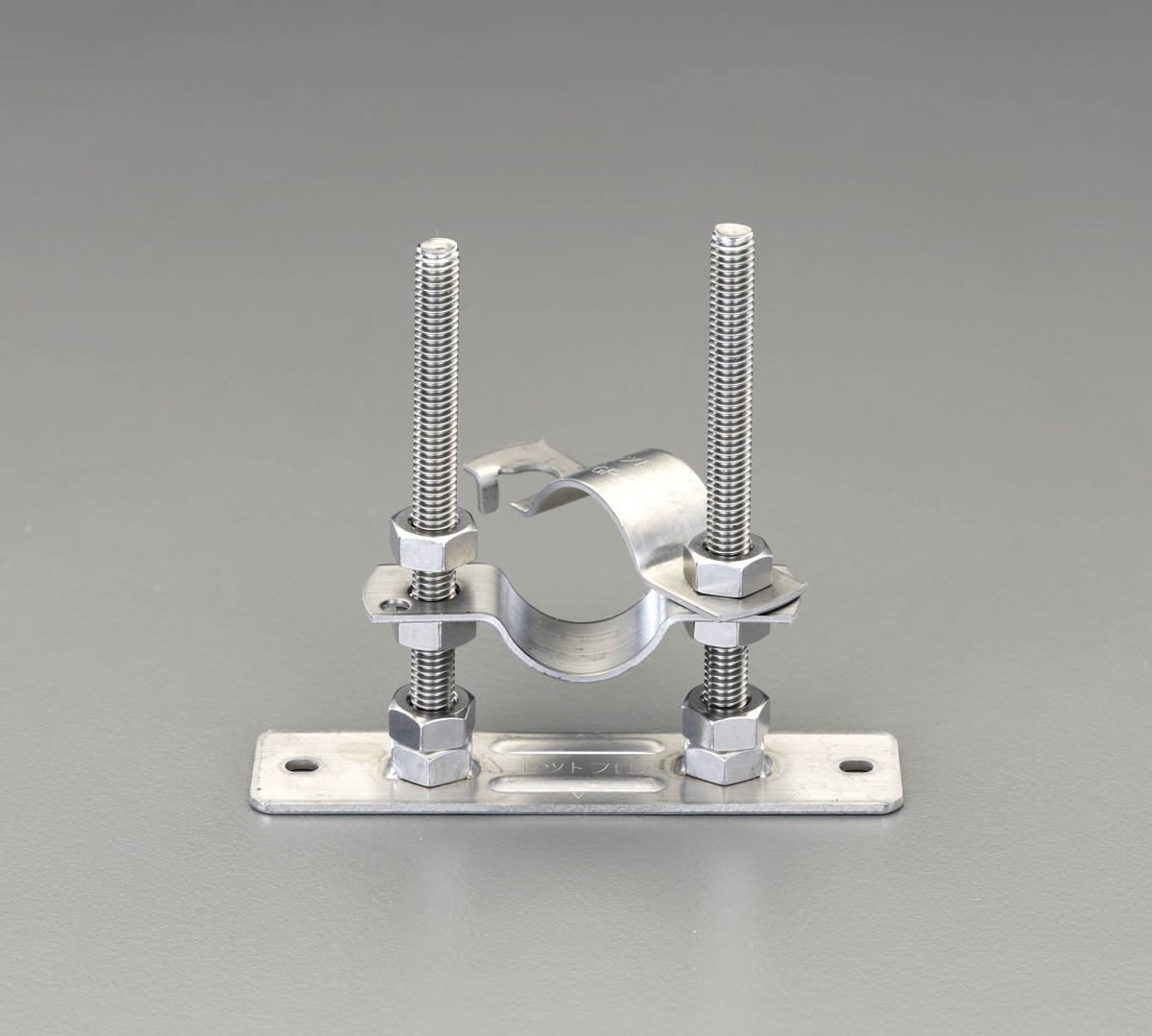 ●径称:80A●適合管外径:89.1mm●スライド範囲:53-110mm●材質:ステンレス(SUS304)●取付穴径:5×7mm●全高:120mm排水管(SGP、VP)のレベル調整用全ねじの取替可能000012206741 HD　