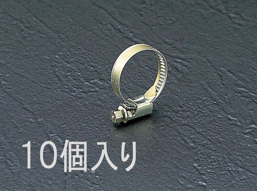 ●適合ホース径:16-27mm●材質:スチール亜鉛メッキ●バンド幅:9mm●バンド厚:0.8mm入数は10個入りです。000012013377 HD　