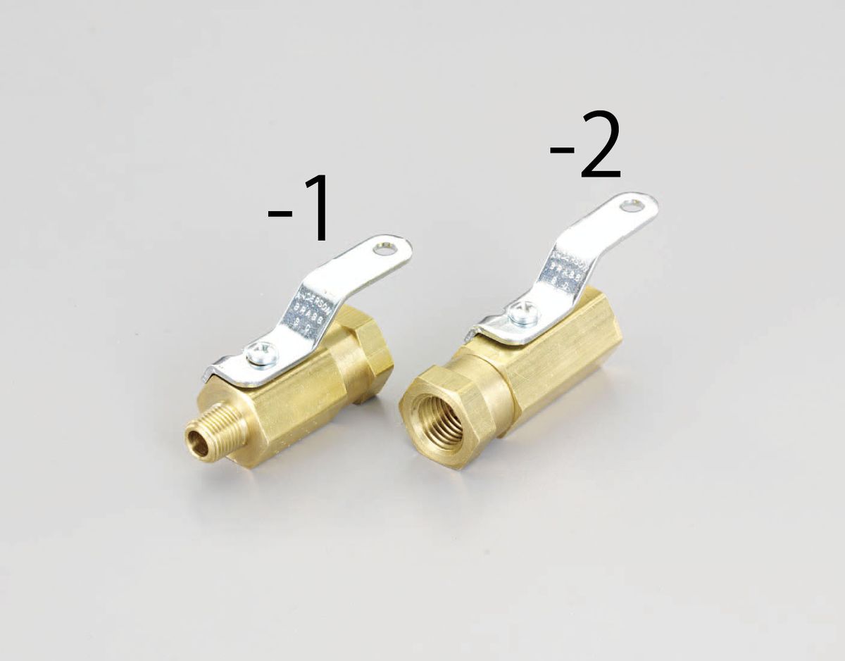 適用：冷媒、エアー常用圧力：全開：4.5MPa、半開：3.0MPa耐圧：6.8MPa接続径：NPT1/8"オスXNPT1/8"メス000012094977 HD　